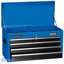DRAPER 14589 TOOL CHEST, 4 DRAWER, 26", BLUE – Irish Air Compressors